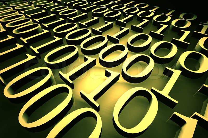 Binary code | Stock image | Colourbox