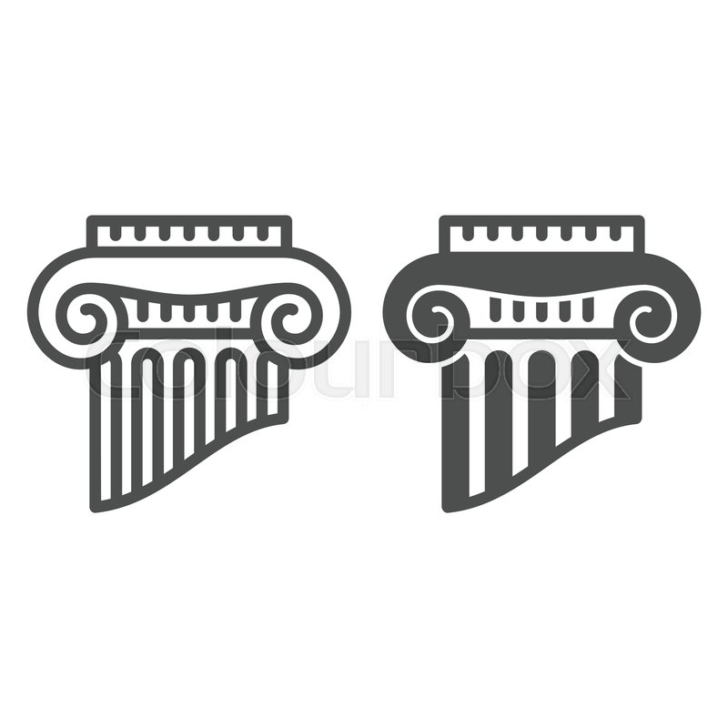 Greek Columns Vector