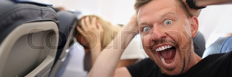 Man Screaming In Fear