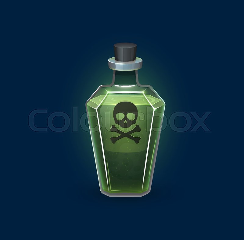 Green Poison Bottle