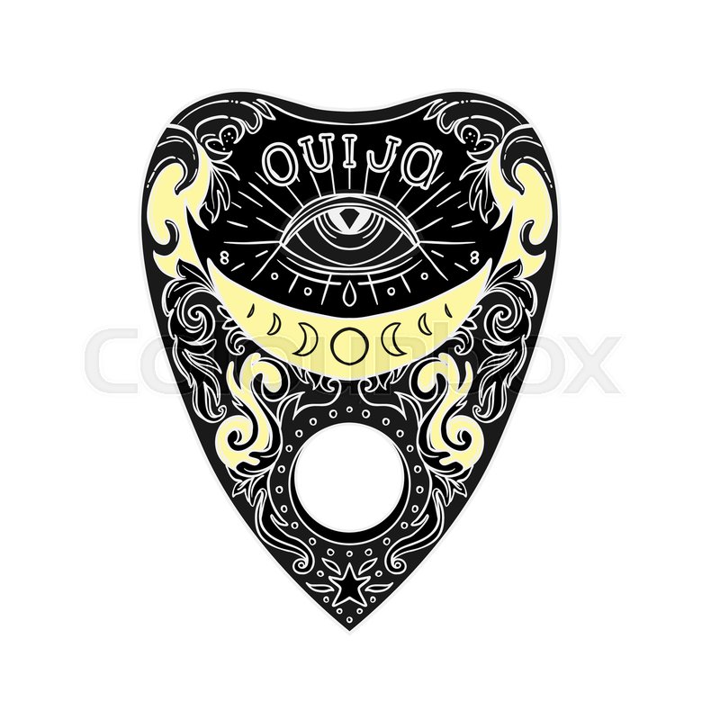 Ouija Board Planchette Print Out