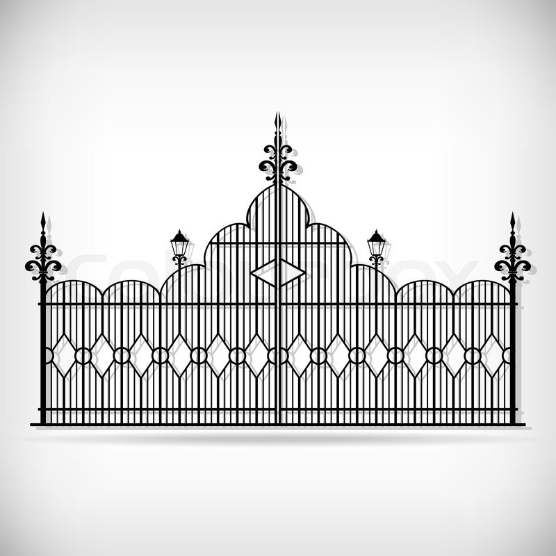 Wrought iron vector set | Stock vector | Colourbox