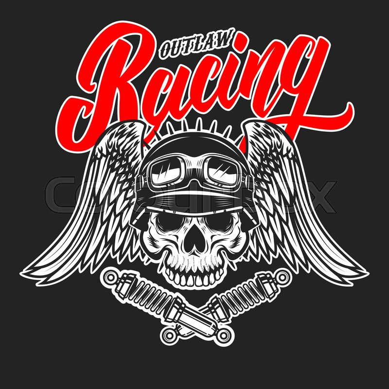 Outlaw Skull Logo