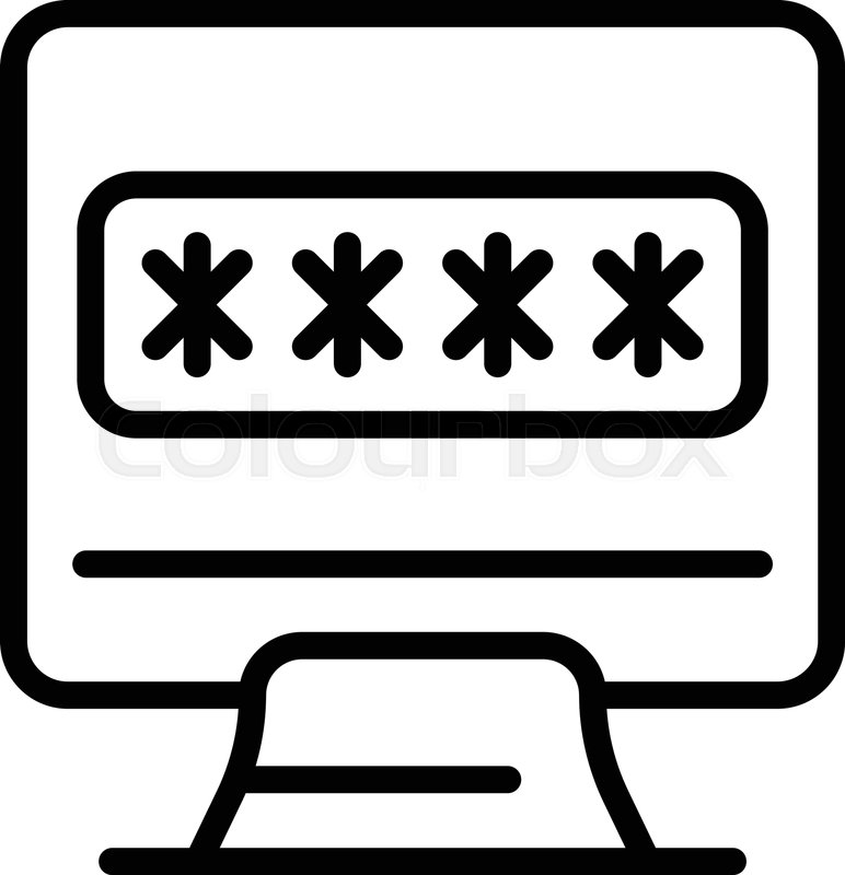 Computer Password Icon