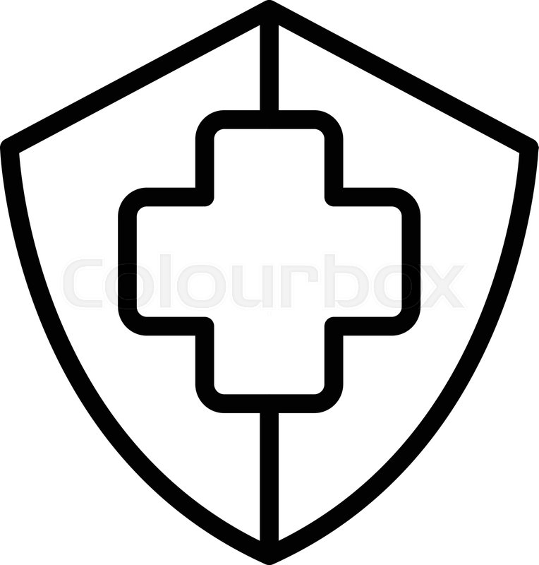 Health Insurance Icon Vector