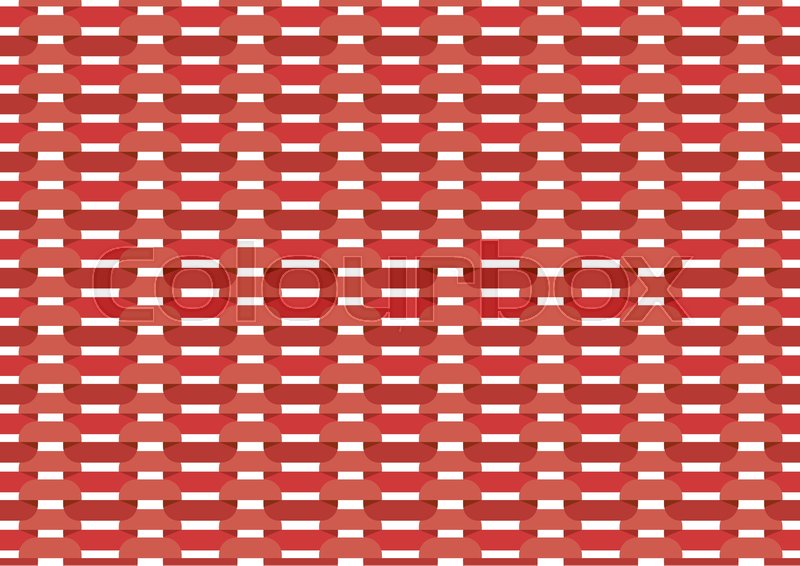 Vector red weave,knit pattern ... | Stock vector | Colourbox