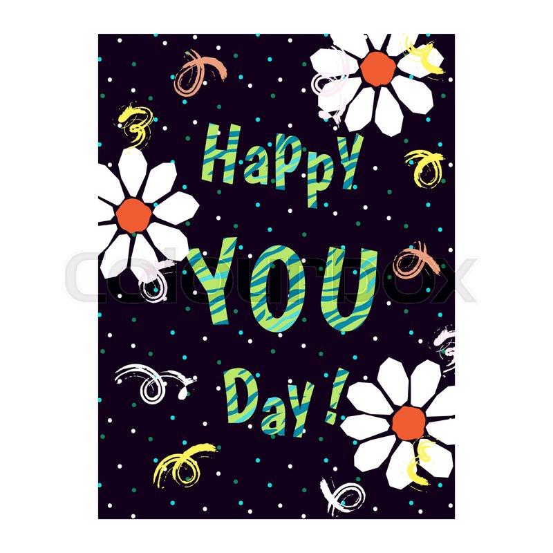 Happy Birthday card with bright bold ... | Stock vector | Colourbox