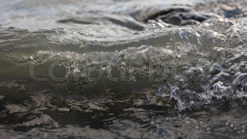 Wallpaper of floating water with ... | Stock image | Colourbox
