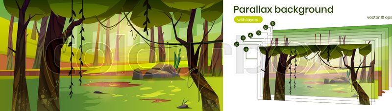 Animated Forest 2d