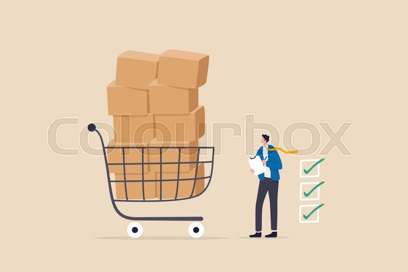 Procurement and asset management, ... | Stock vector | Colourbox