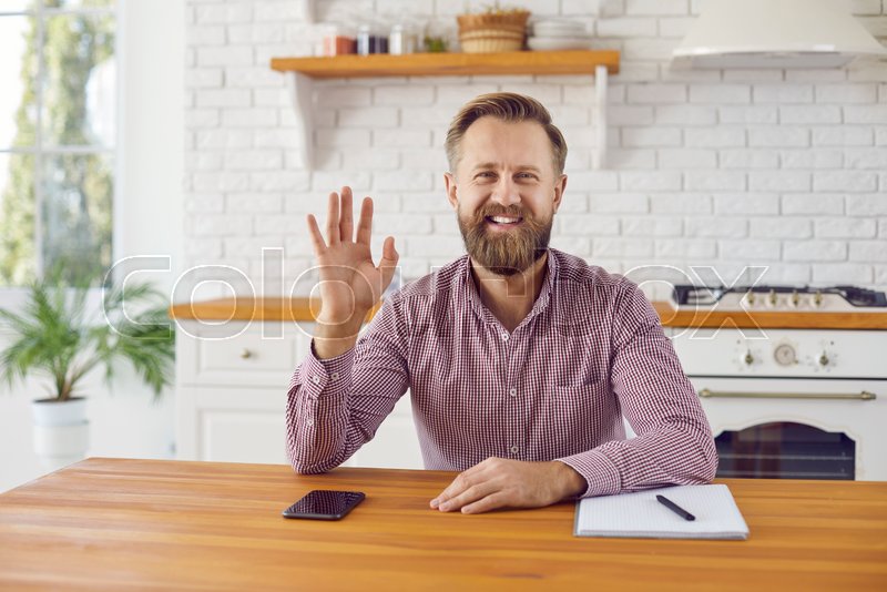 Friendly Person Waving