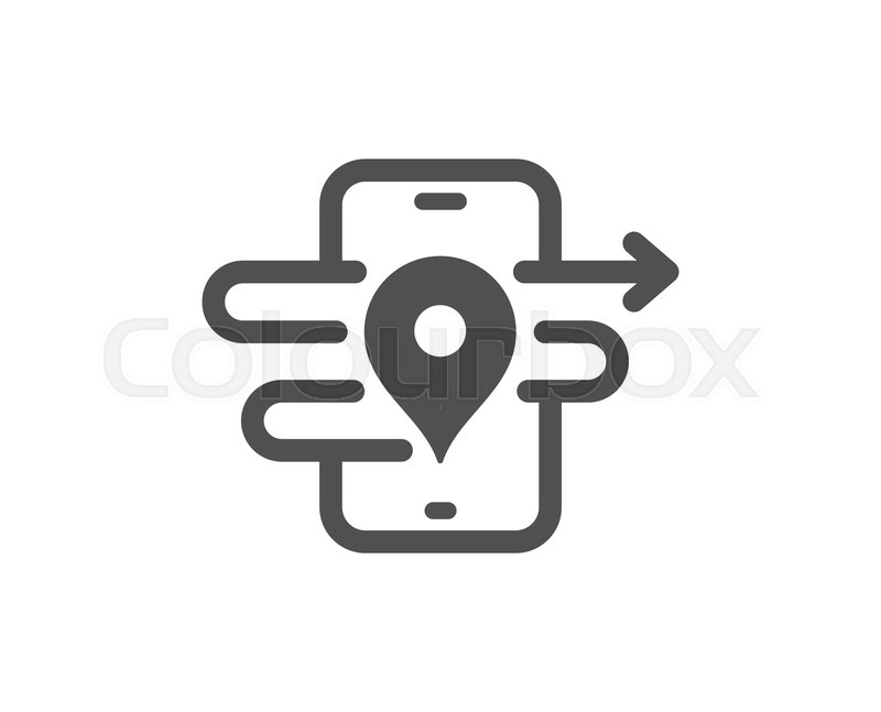 Gps Navigation Map Icon