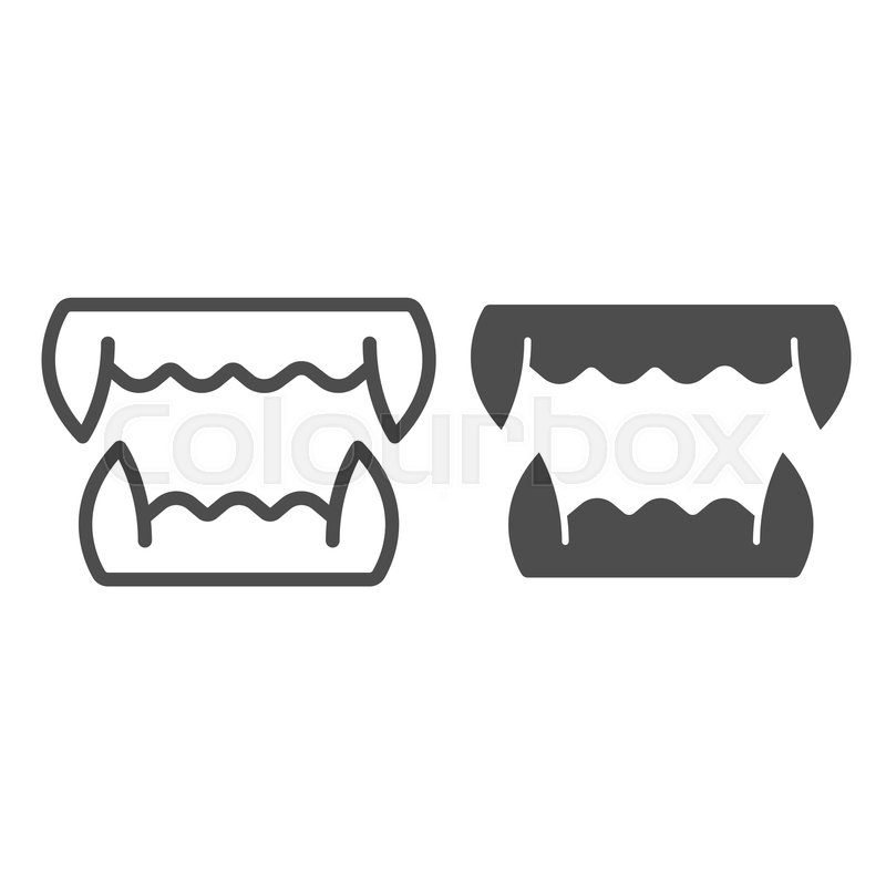 Fangs Clipart Black And White