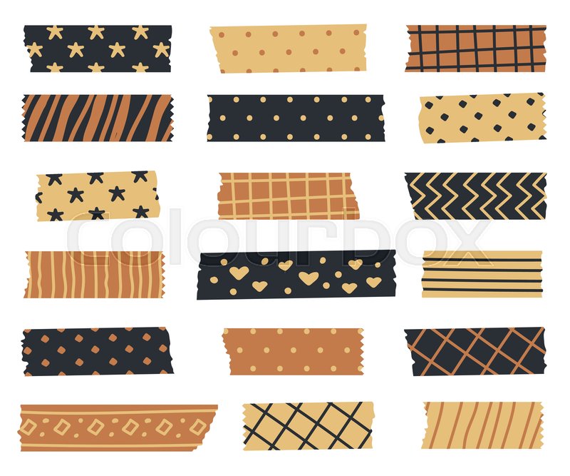 Scrapbook Tape Peices