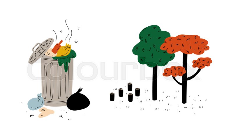 Stinky Garbage Clipart