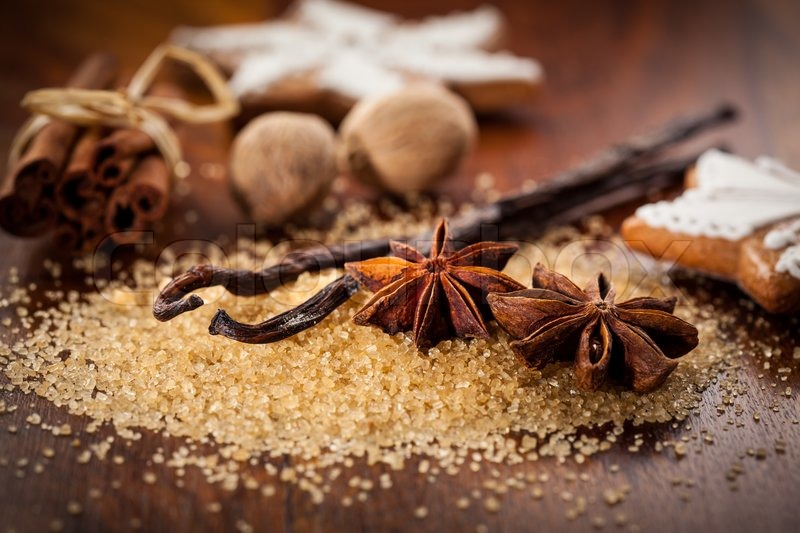 Baking ingredients and spices | Stock image | Colourbox