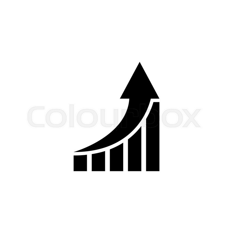 Bar Graph Icon Black And White
