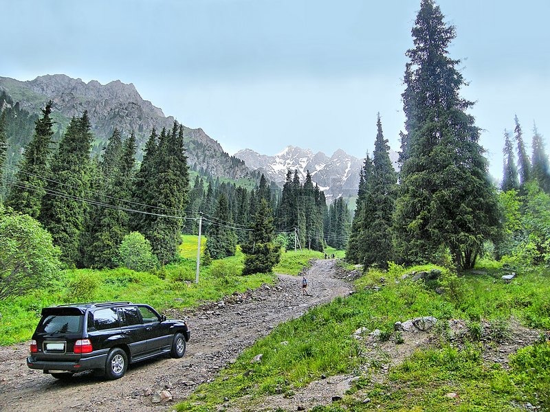 Mountain landscape, Central Asia, ... | Stock image | Colourbox