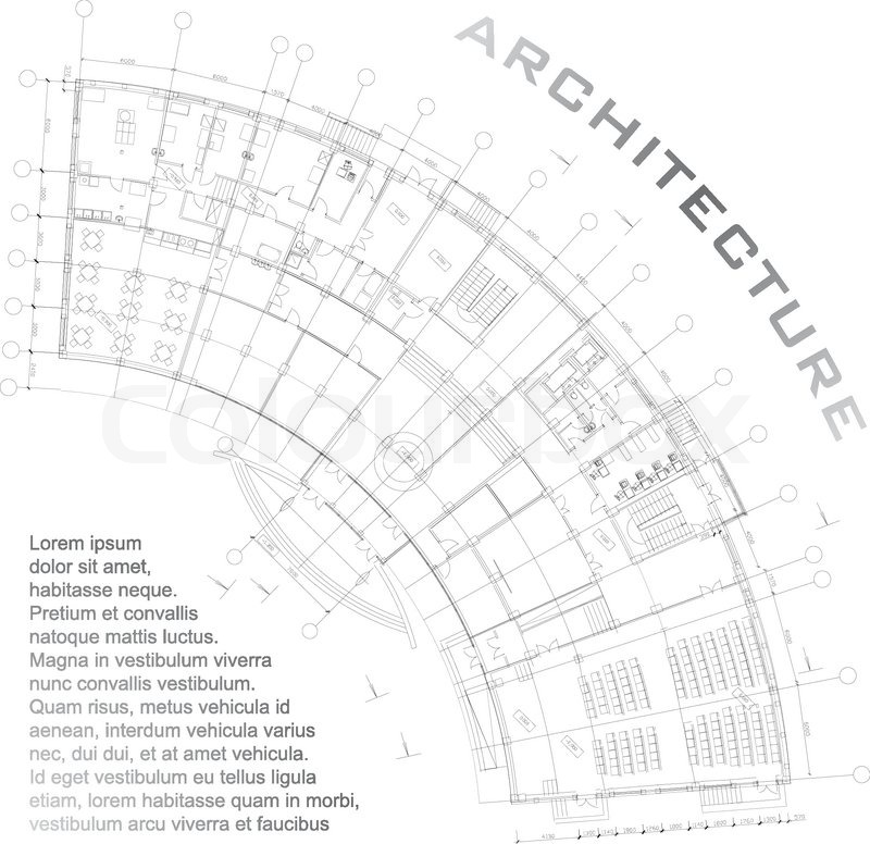Architectural background. Part of ... | Stock Vector | Colourbox