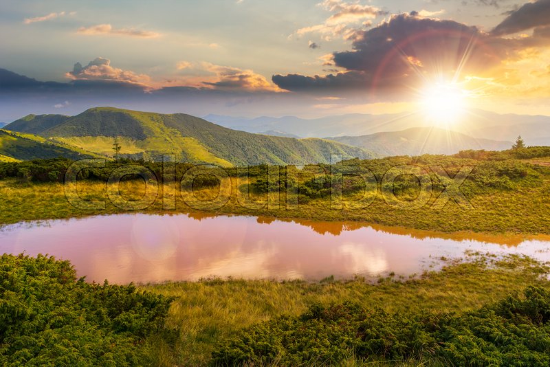 Peaceful Scenery Sunset