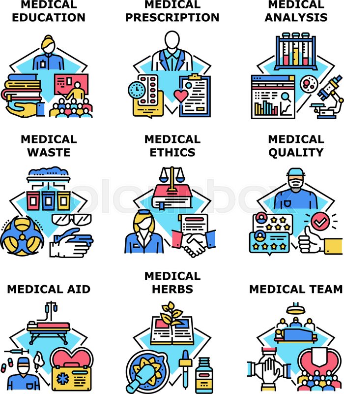 Medical Education Icons