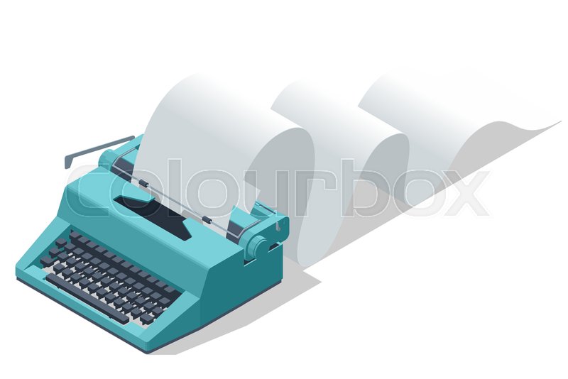 Typewriter With Paper