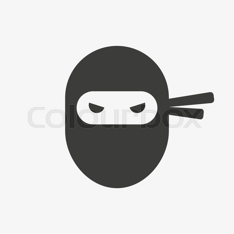 Ninja Face Vector