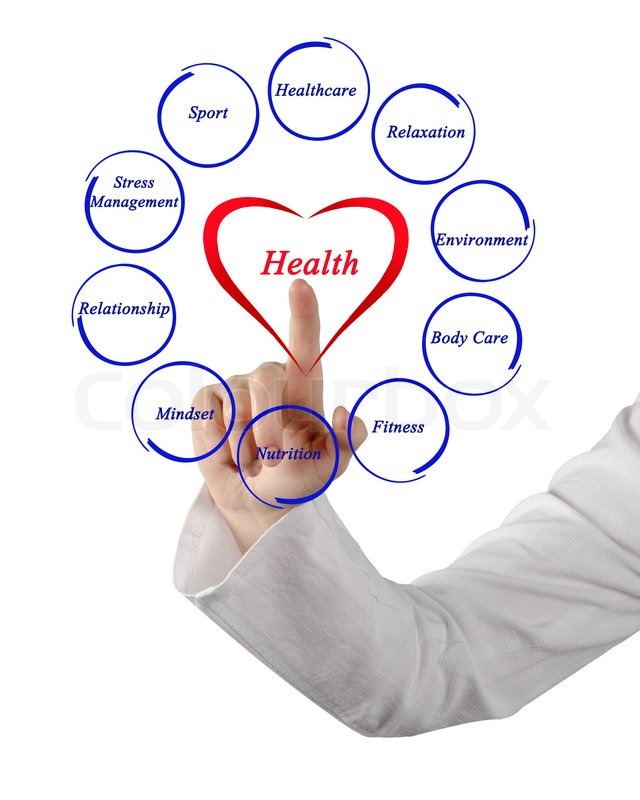 Diagram of health | Stock image | Colourbox