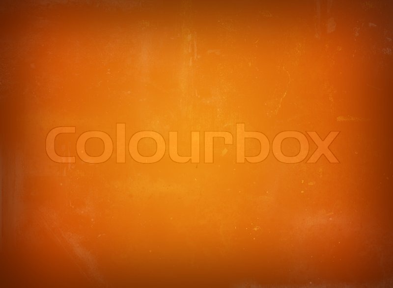 Orange blackboard background with chalk ... | Stock image | Colourbox