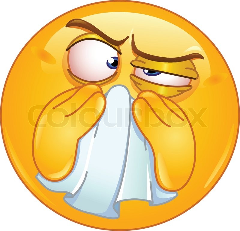 Influenza, tegneseriefigur, illustration | stock vektor | Colourbox