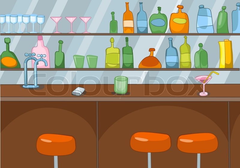 Bar Cartoon | Stock vector | Colourbox