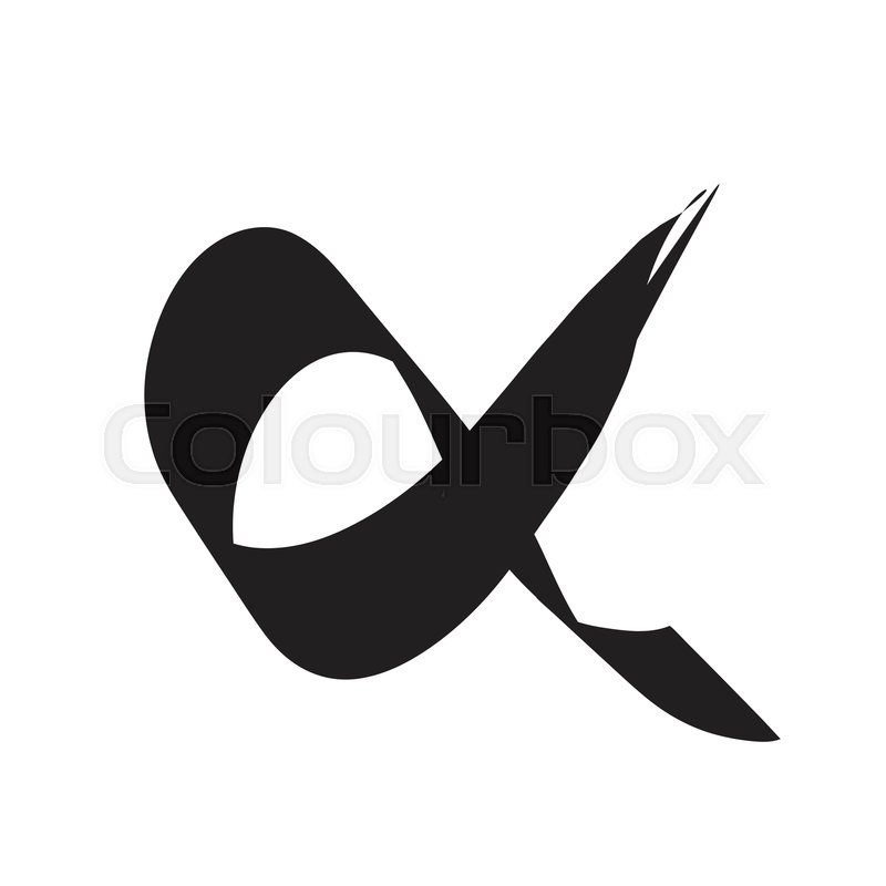 Greek Alpha Symbol Vector