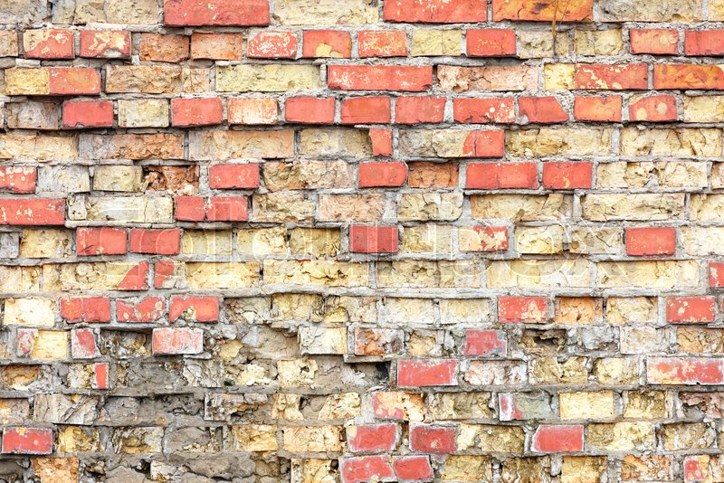 Crumbling Brick Wall