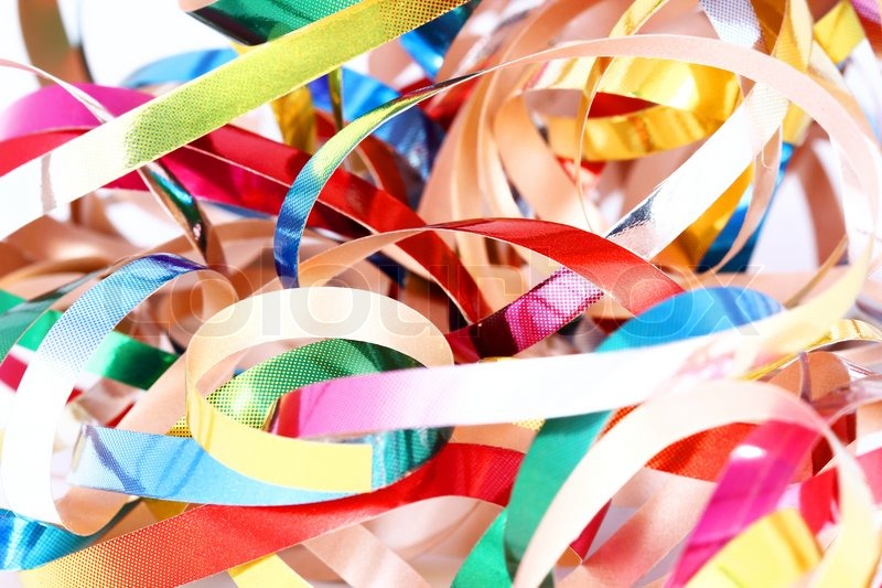 Party streamers | Stock image | Colourbox