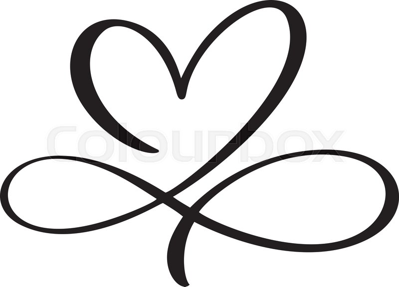 Infinity Symbol With Heart