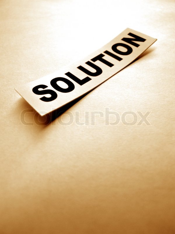 Solution | Stock image | Colourbox