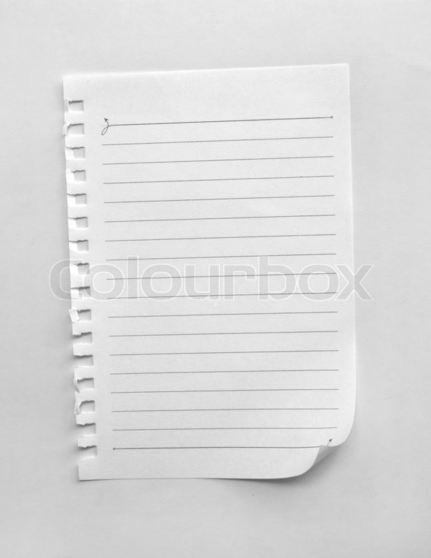 Spiral Notizblock | Stock Bild | Colourbox