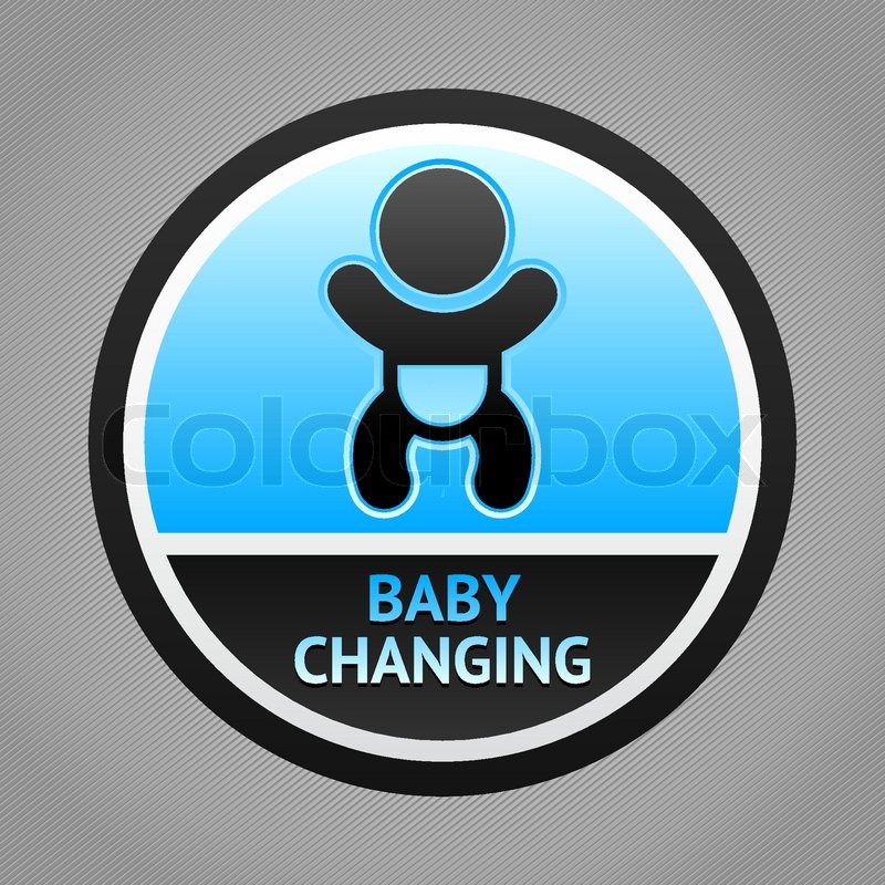 Symbol baby changing | Stock vector | Colourbox