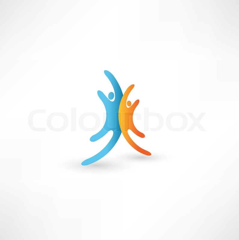 Successful team icon | Stock vector | Colourbox