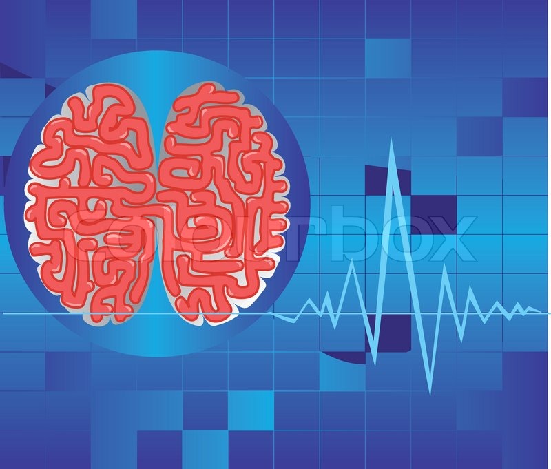 Brain activity | Stock vector | Colourbox