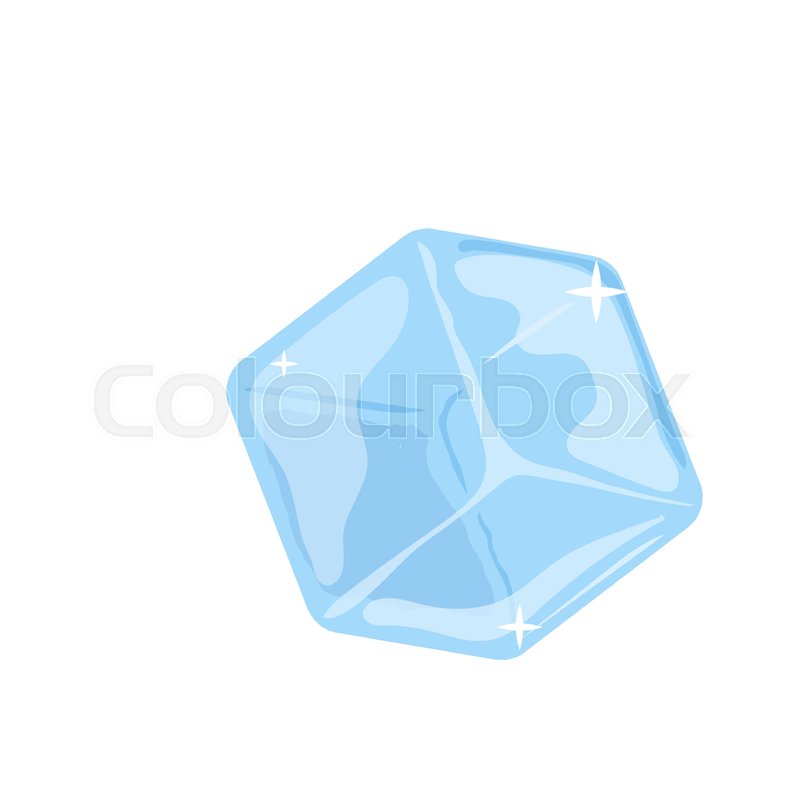 Ice Cube Vector Png
