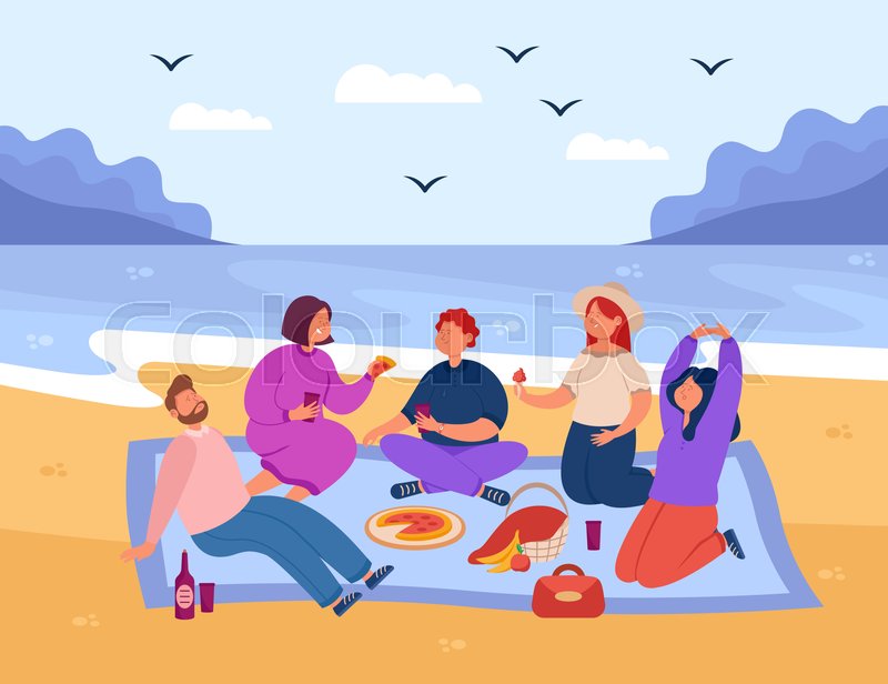 Group Of Cartoon Friends