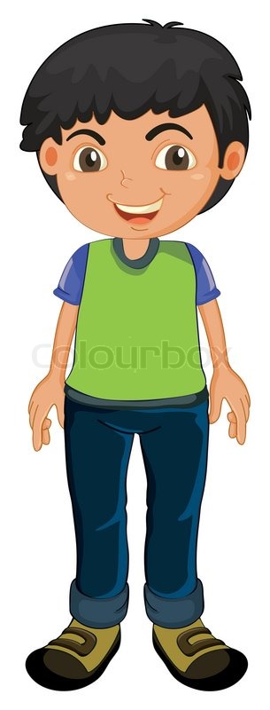 A boy | Stock vector | Colourbox