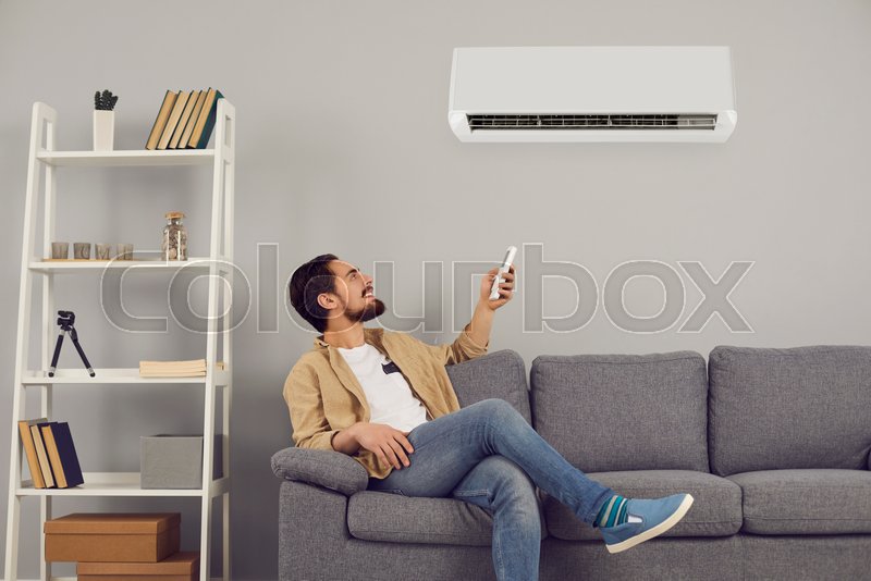 Man In Comfortable Setting