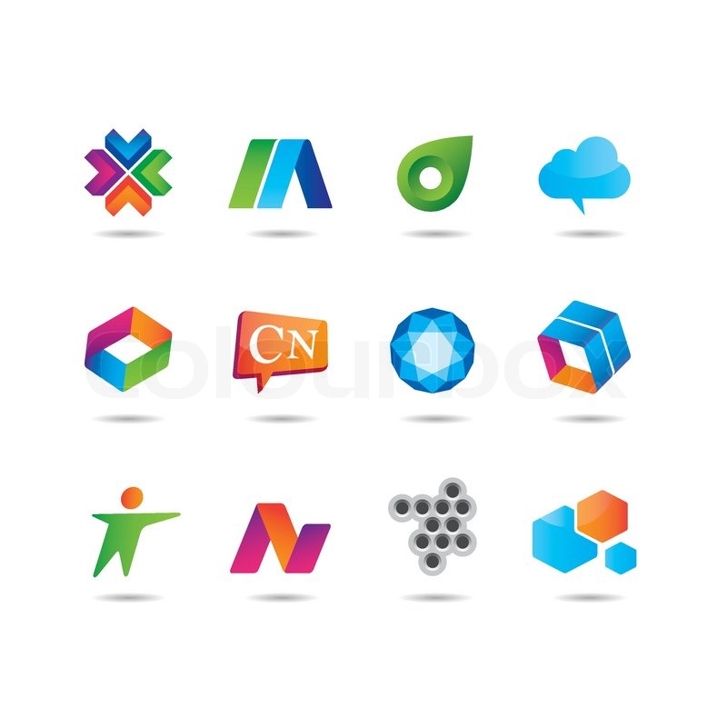 Set of logo and icons vector | Stock vector | Colourbox