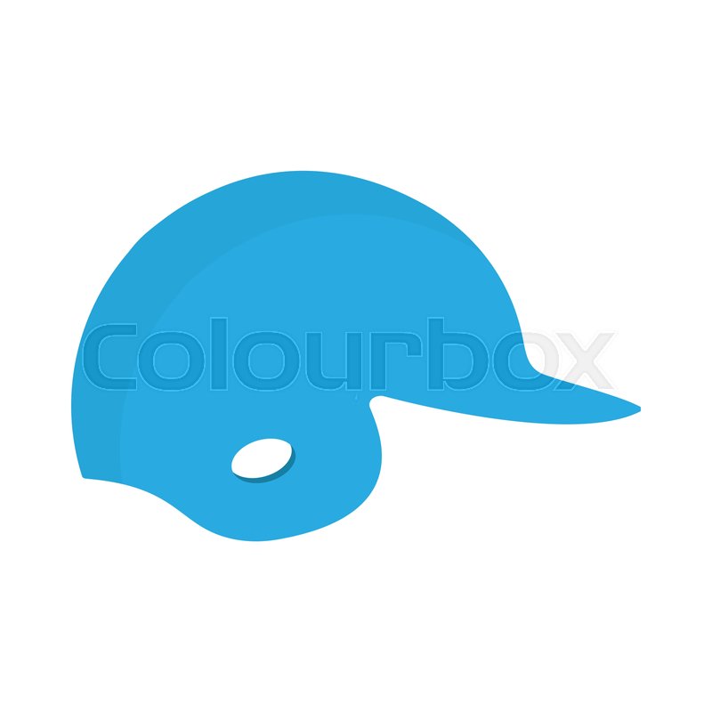 Baseball Helmet Side View