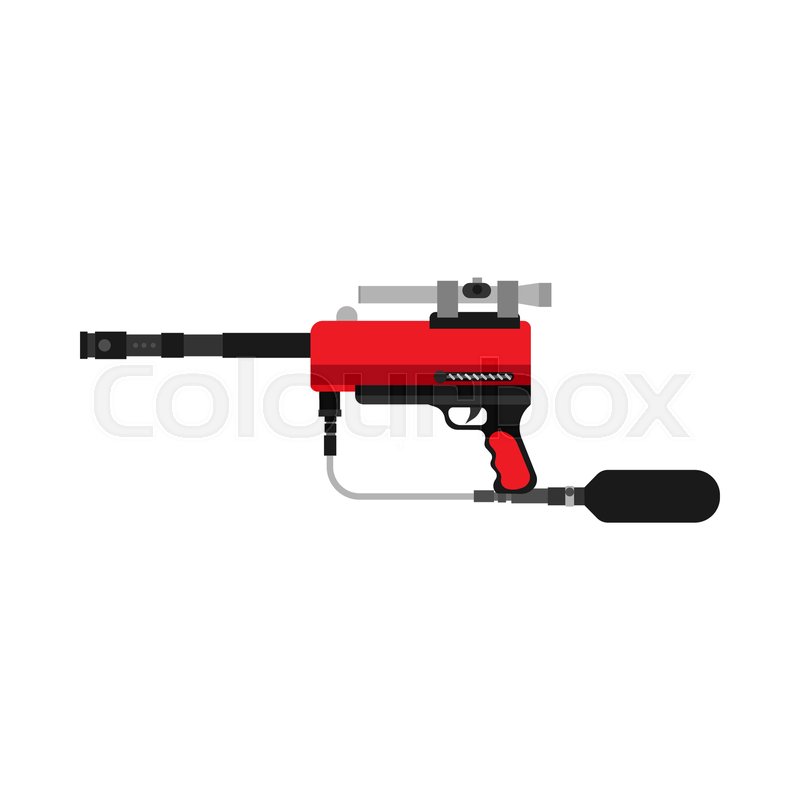 Paintball Gun Vector