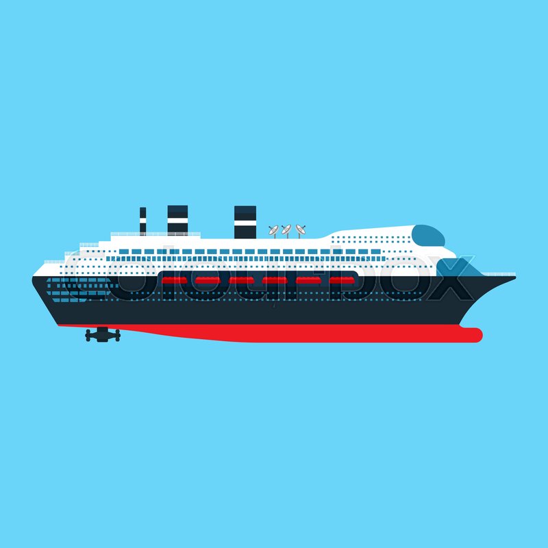 Cruise Ship Cartoon