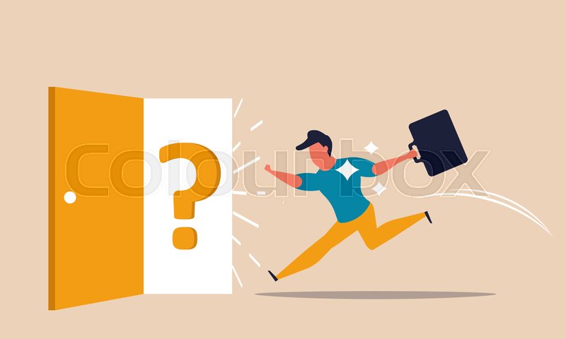 People Escaping Clipart