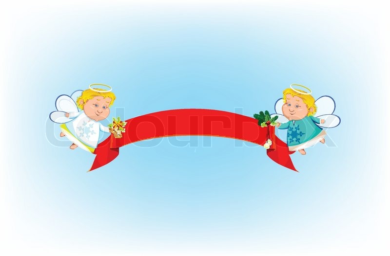 Angel Banner | Stock vector | Colourbox
